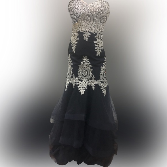 Dresses | Navy Blue Ball Gown | Poshmark